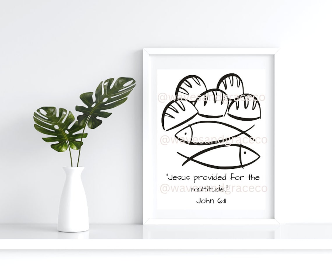 Loaves & Fish Activity Sheet - Instant Download - Etsy