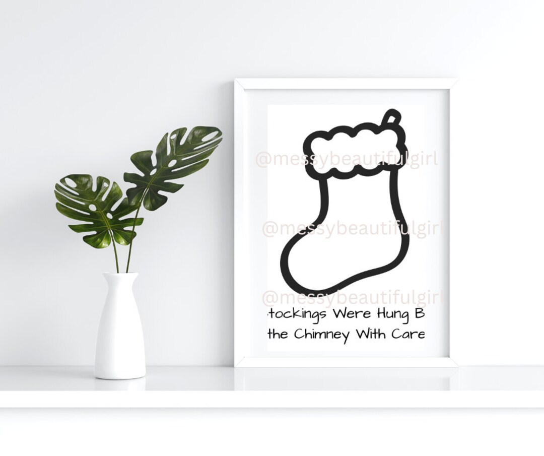 Stocking Activity Sheet Instant Download - Etsy
