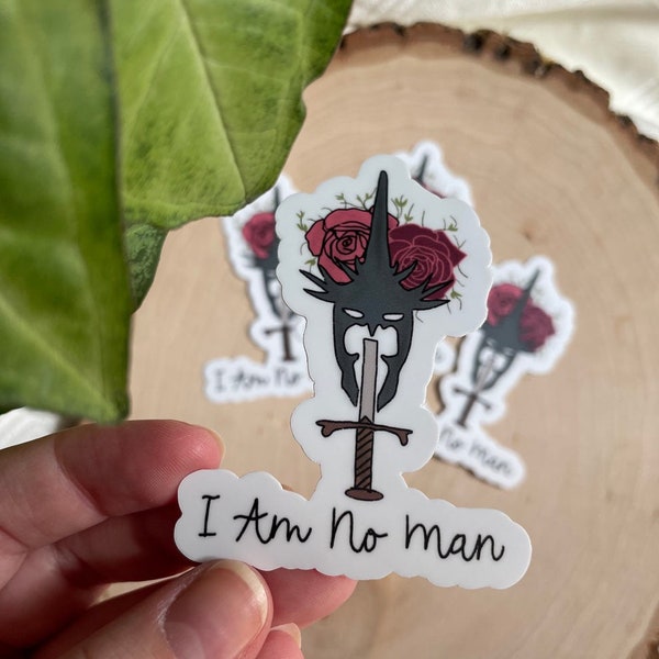 I Am No Man Sticker - Etsy