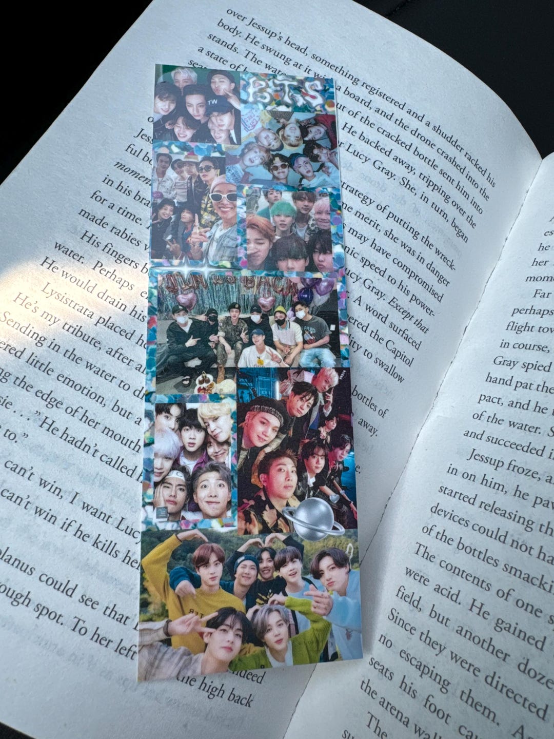Bts-moodboard Bookmark-ot7 - Etsy