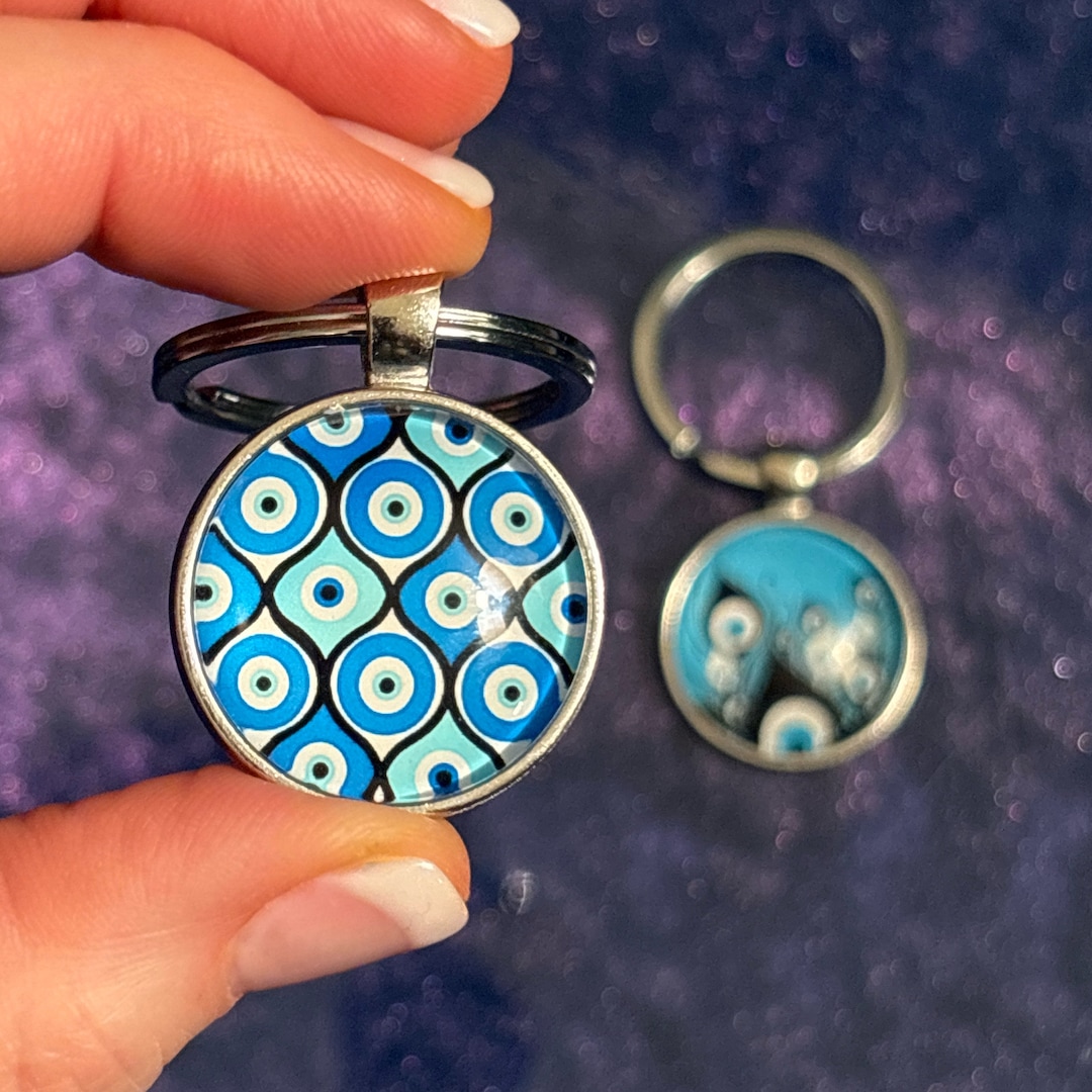 Evil Eye Key Chains, Mixed Colors Protection Nazar - Etsy