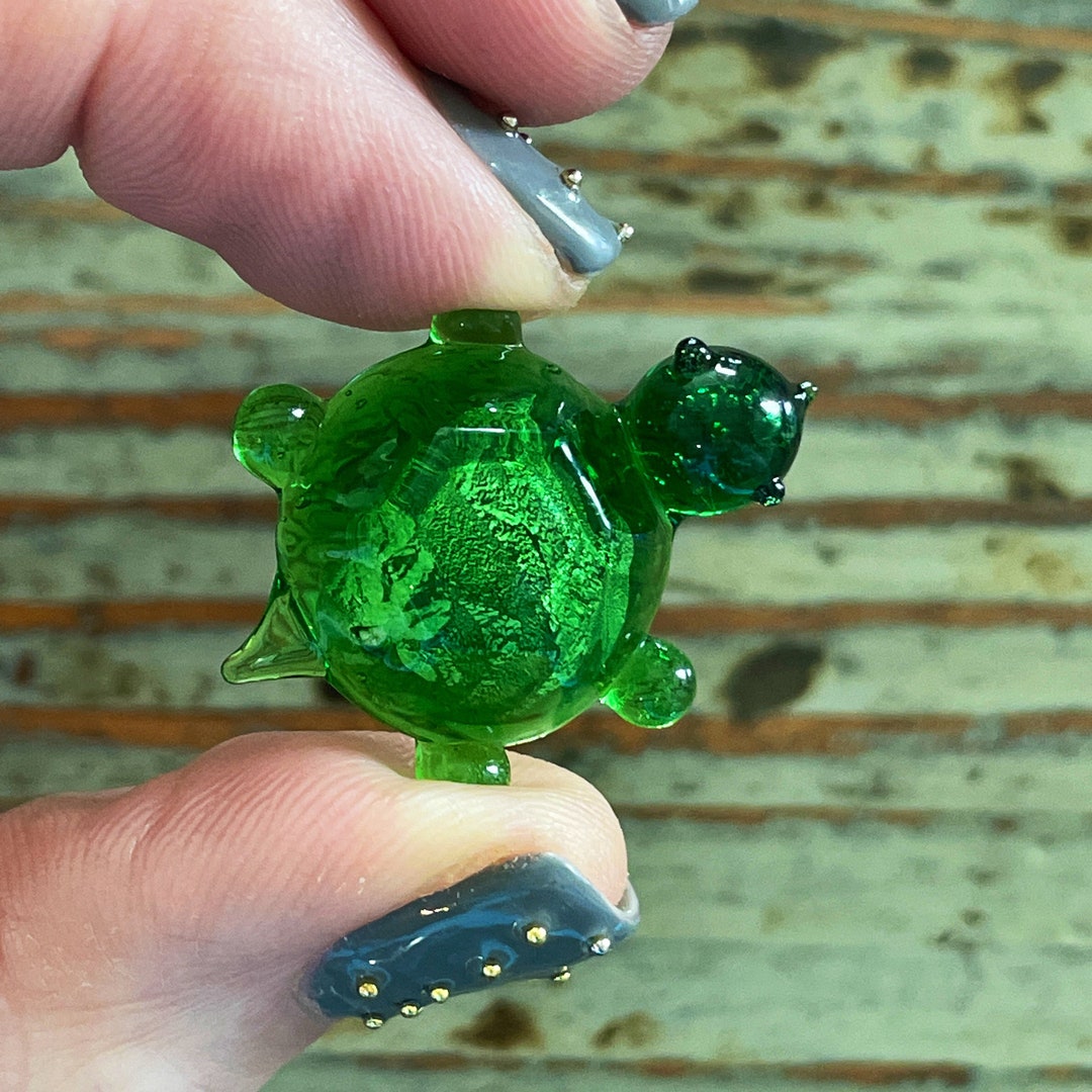Lampwork Glass Turtle, Garden Turtles 32mm, Display, Decoration ...
