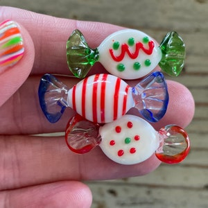 Lampwork Glass Candy, 30mm, Display, Decoration, Figurine - Etsy