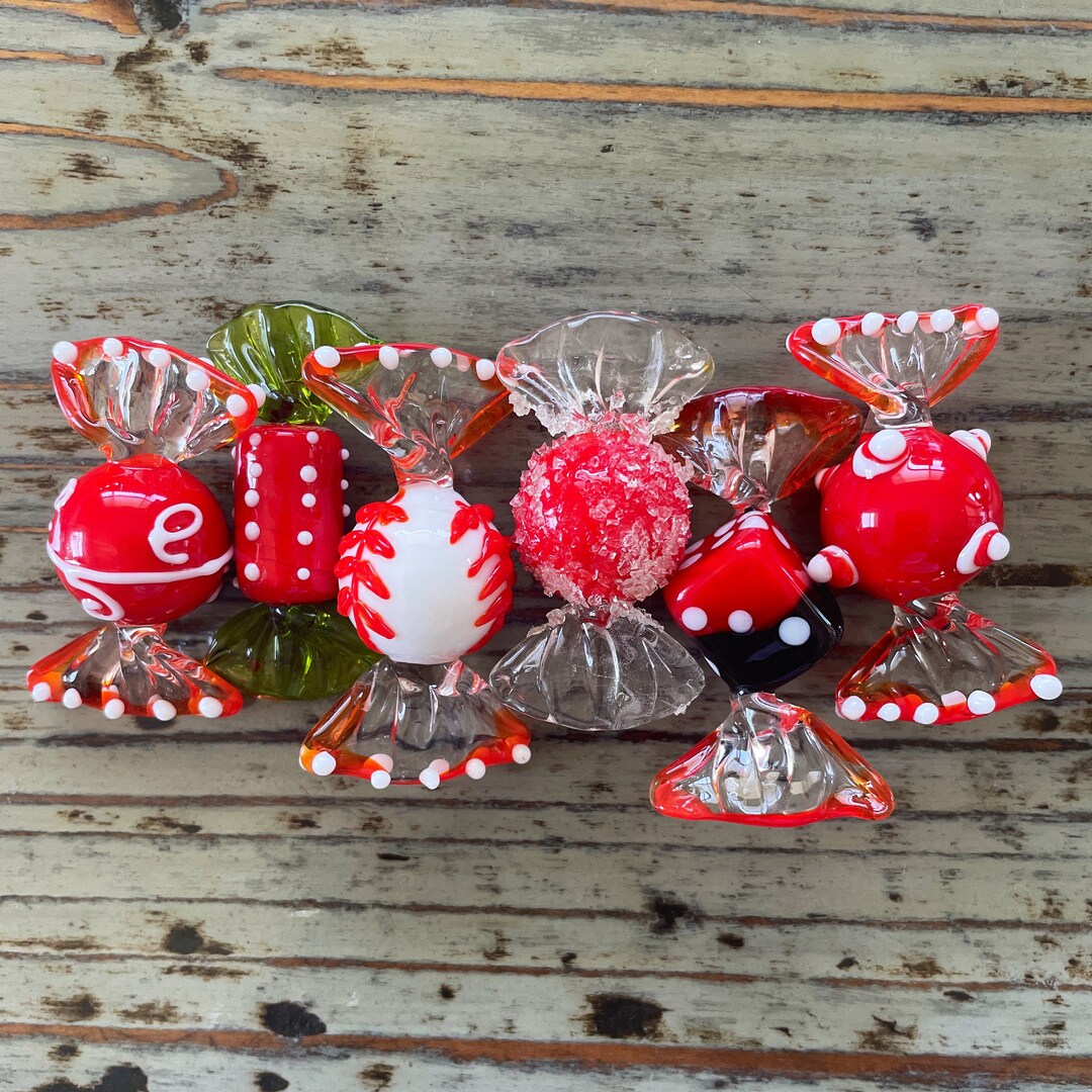 Lampwork Glass Candy, 48mm, Display, Decoration, Figurine - Etsy
