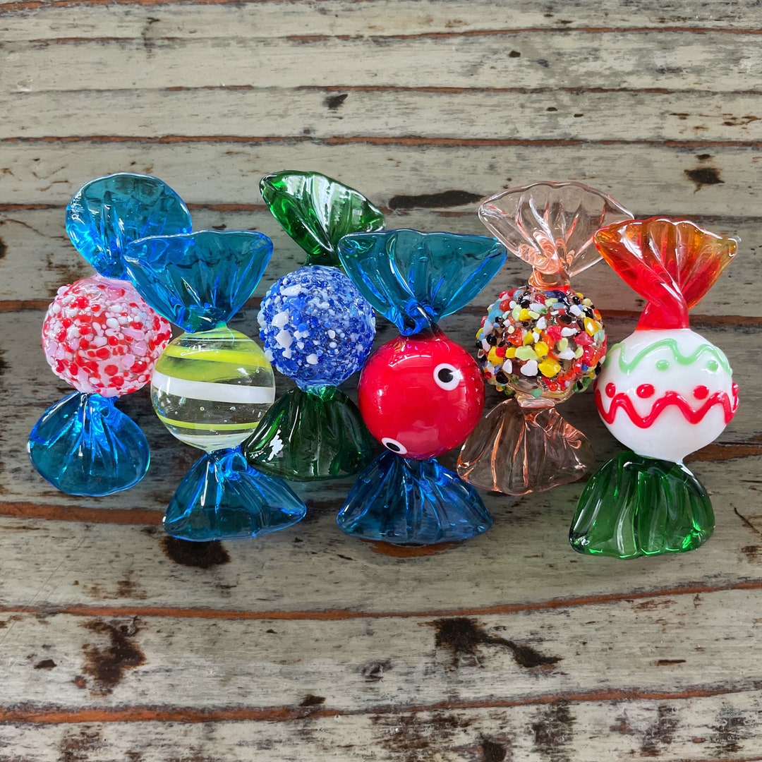 Lampwork Glass Candy, 48mm, Display, Decoration, Figurine - Etsy