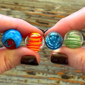 Lampwork Glass Marbles, 16~18mm - Etsy
