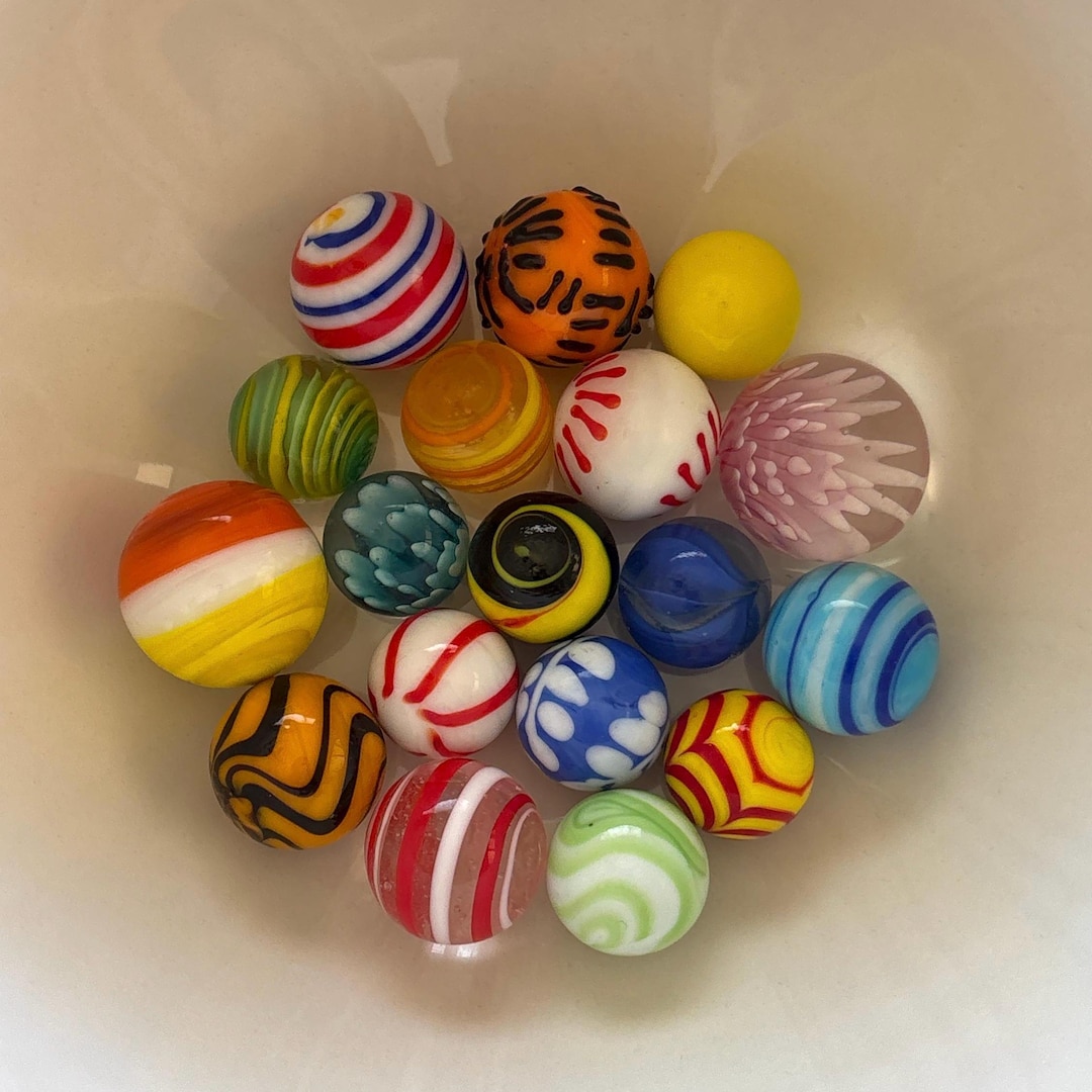 Lampwork Glass Marbles, 16~20mm - Etsy