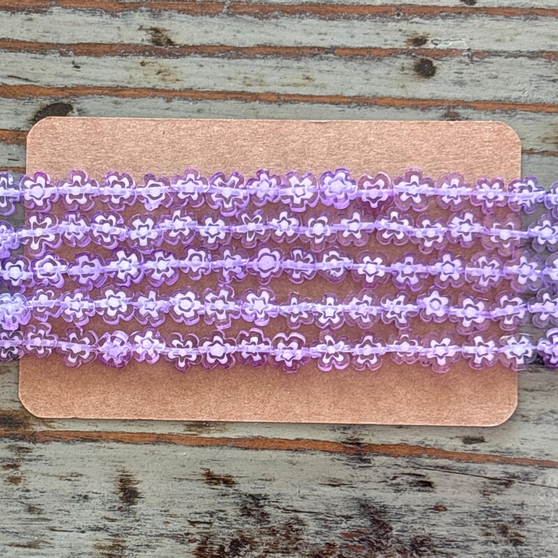 Glass Lilac Flower Beads - Etsy