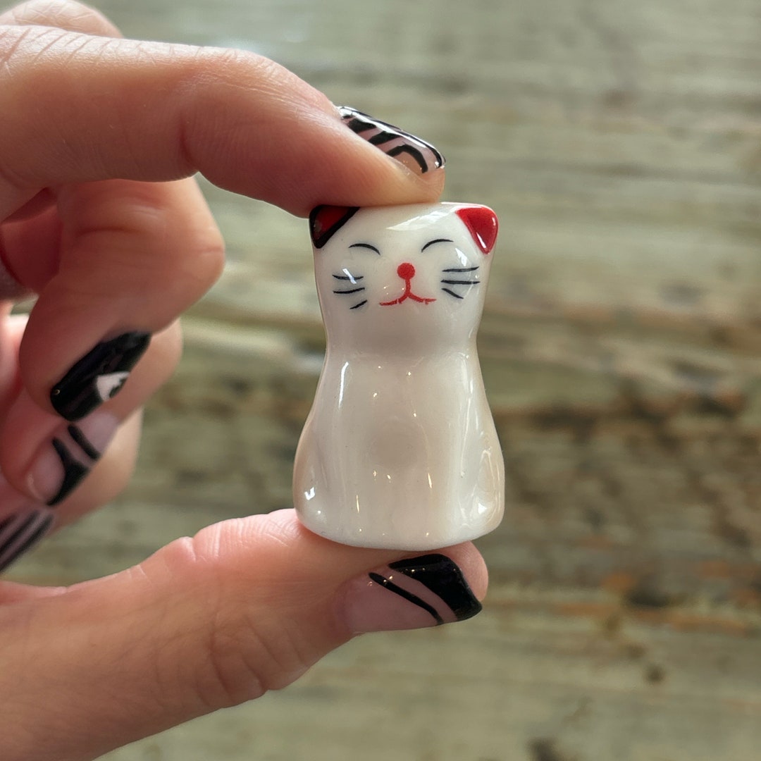 Ceramic Cat Pen Holder: Desktop Display - Etsy