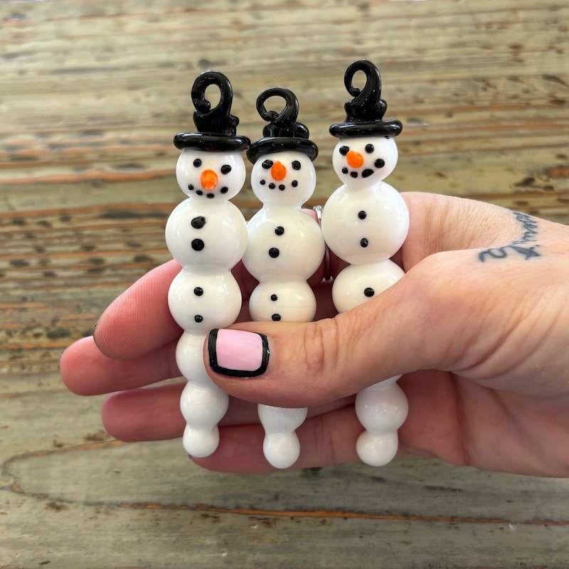 Snowmen Ornaments - Etsy