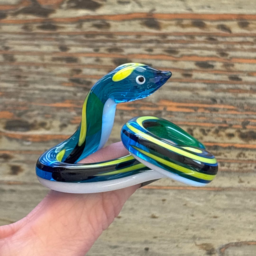 Garden Snake, Lampwork Glass Snakes - Etsy