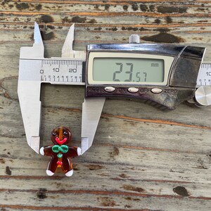 Lampwork Gingerbread Man Bead 28mm, Glass Gingerbread Men - Etsy