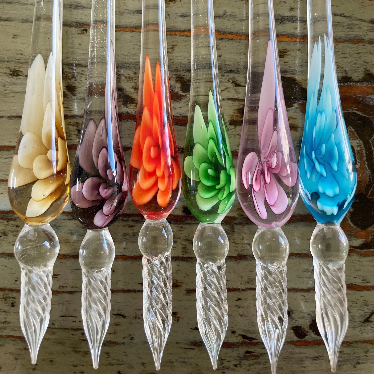 Murano Glass Pen Dip Pen Glass Fountain Pen Gift for - Etsy