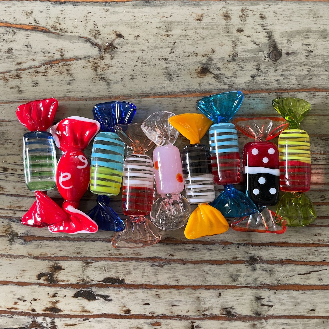 Lampwork Glass Candy, 48mm, Display, Decoration, Figurine - Etsy