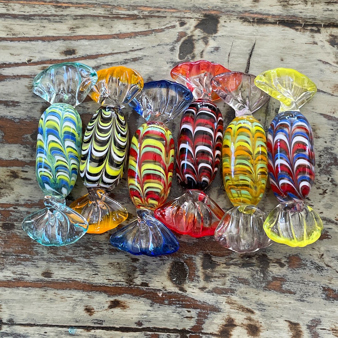 Lampwork Glass Candy, 48mm, Display, Decoration, Figurine - Etsy
