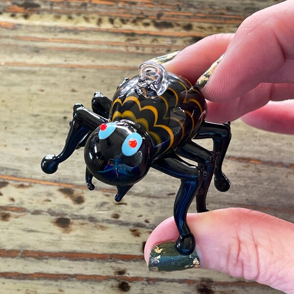 Glass Spider - Etsy