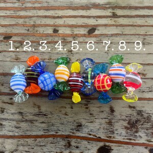 Lampwork Glass Candy, 30mm, Display, Decoration, Figurine - Etsy