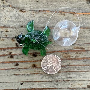 Lampwork Glass Turtle, Float Glass for Aquariums, Cute Aquarium Decor ...