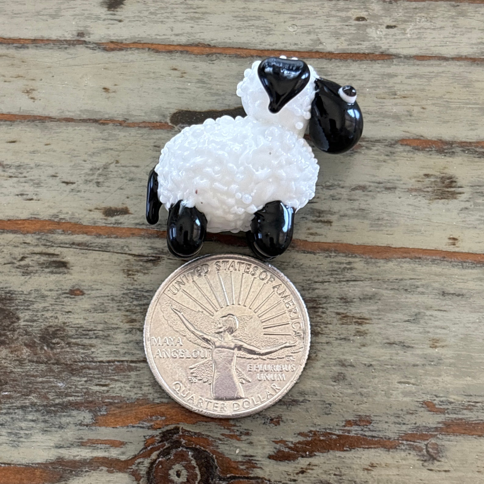 Lampwork Sheep, Adorable Glass Lamb Display - Etsy