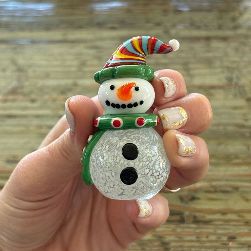 Snowman Glass - Etsy