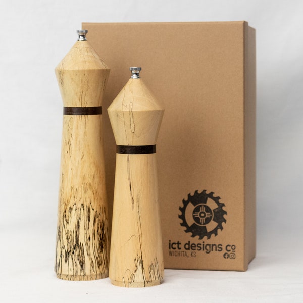 Wooden Pepper Mill - Etsy