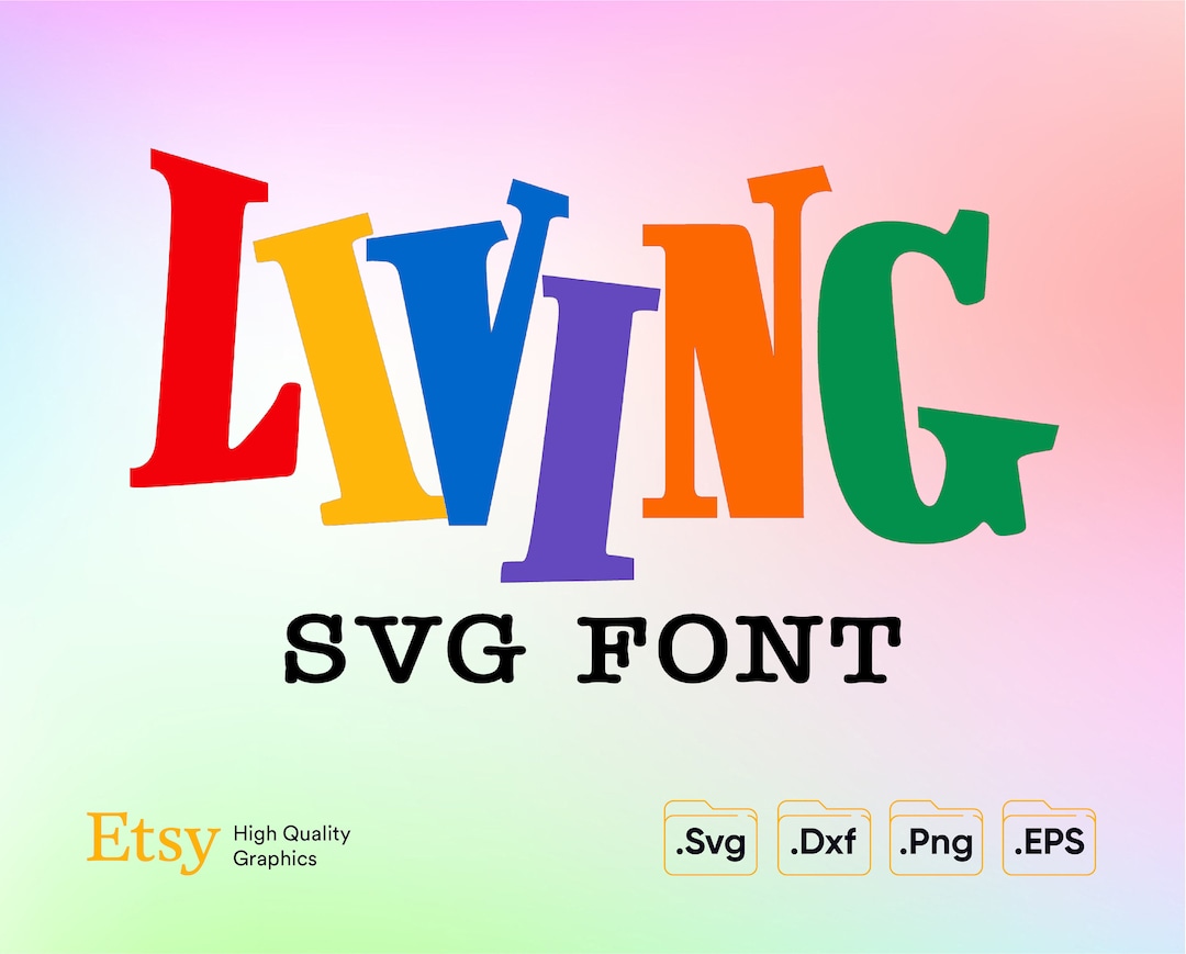 TV Show Alphabet Graphics Files for CRICUT SILHOUETTE Cameo Cutters - Etsy