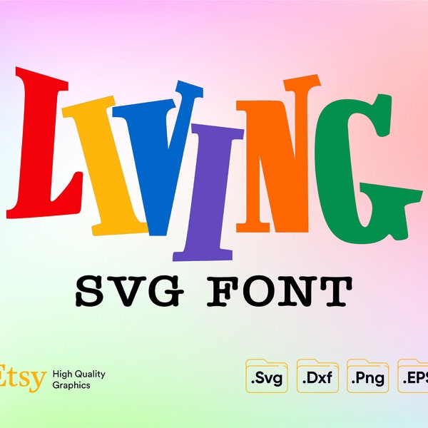 Living Single Font - Etsy