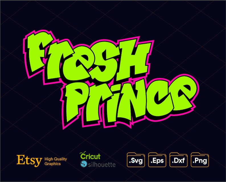 Fresh Prince Fonts SVG Descarga digital Martin Svg African - Etsy México