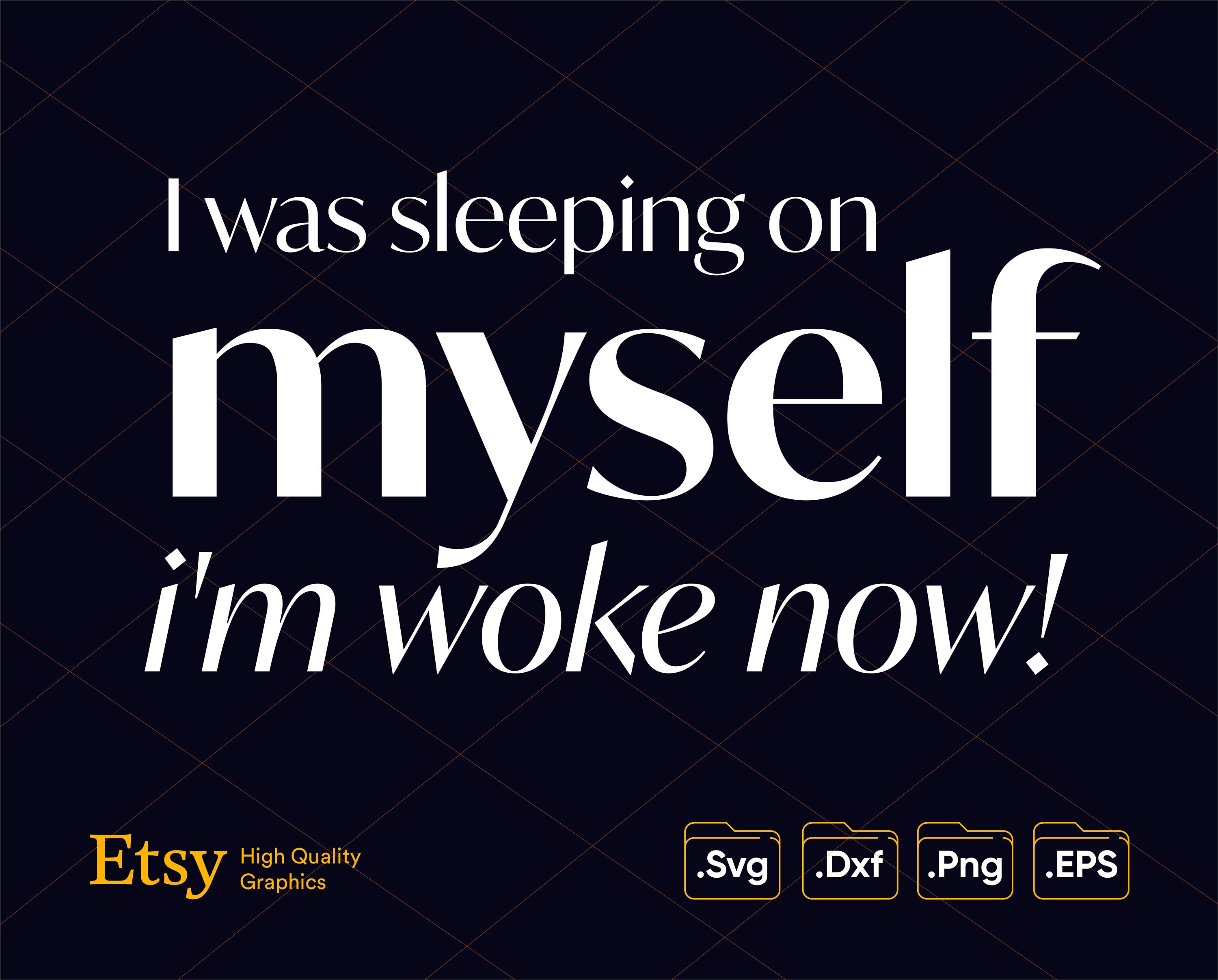 I Was Sleeping on Myself I'm Woke Now SVG PNG – Black Boss Woman Svg ...