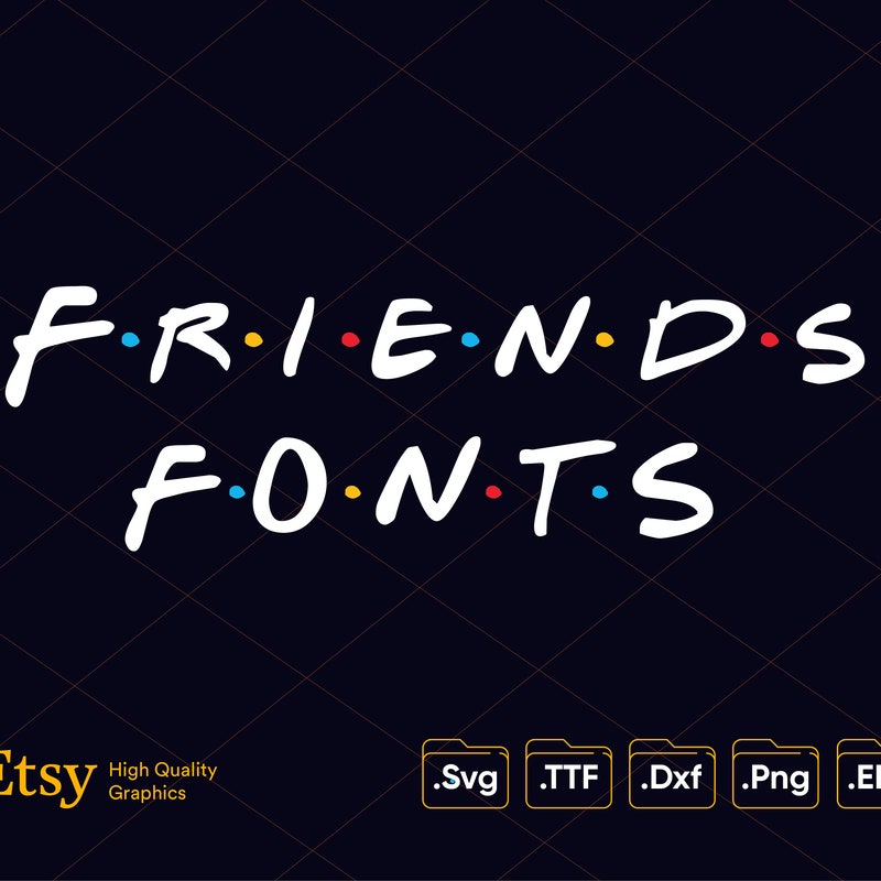 Tv Show Friends Clipart - Etsy