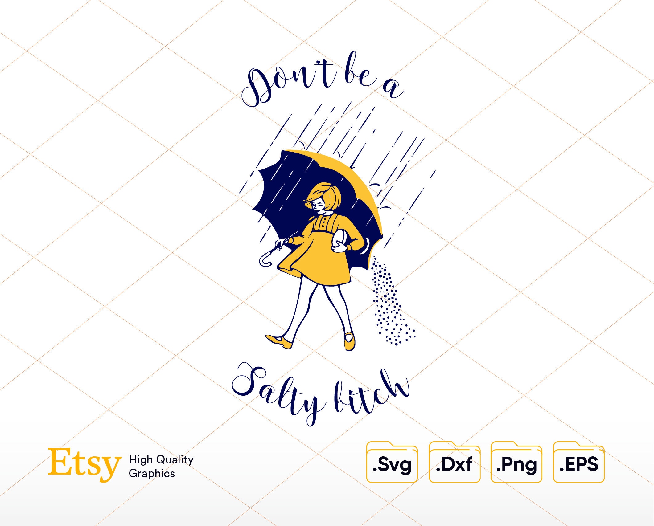 Dont Be A Salty Bitch Svg Png Vinyl Cut File, Cricut, Silhouette File ...