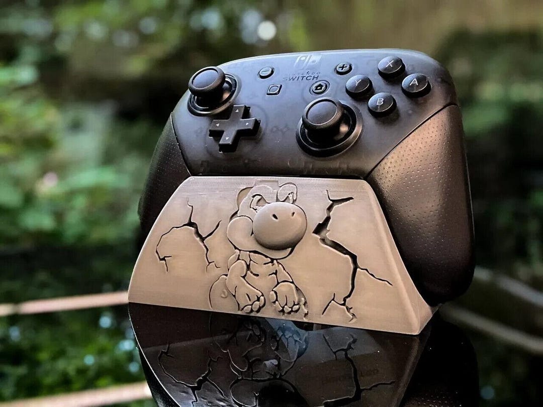 Nintendo Switch Pro Controller Stand Mario Luigi Yosh Custom - Etsy