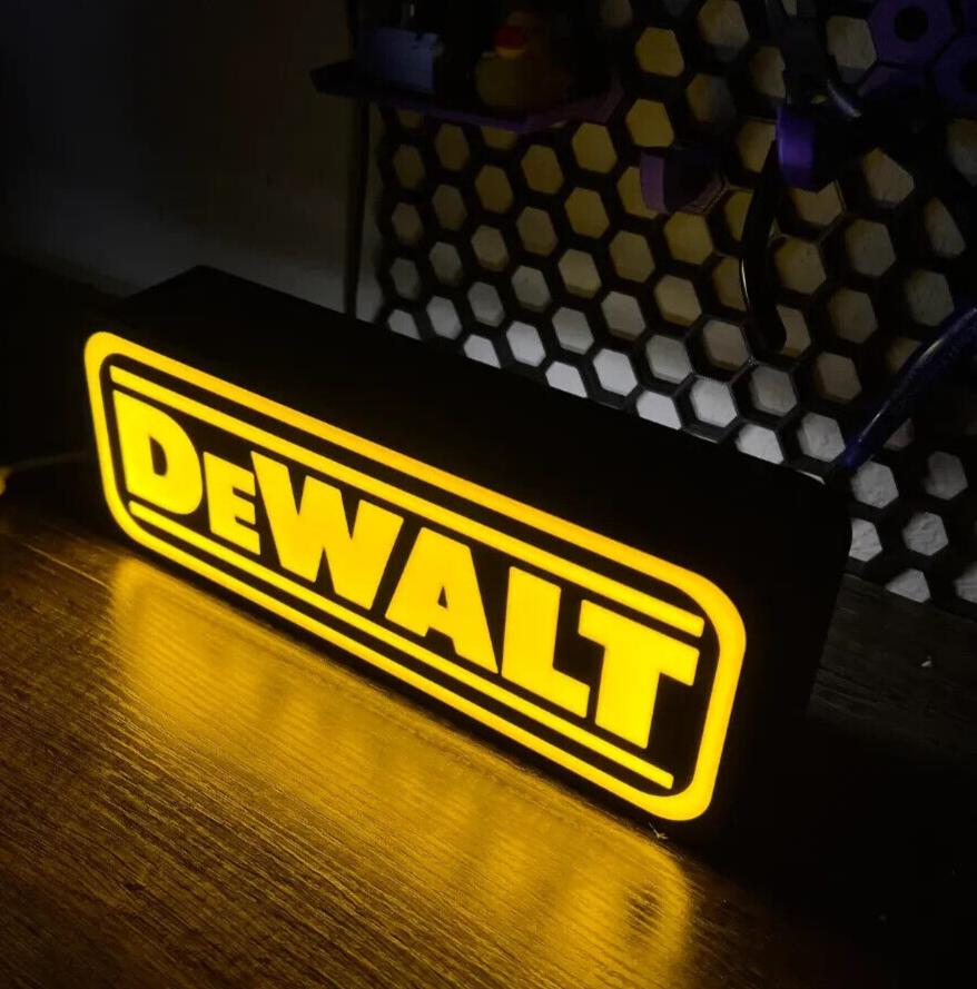 Dewalt Tool Deluxe Led Lightbox Usb Powered - Etsy
