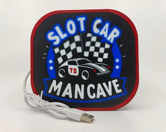 Slot Car Man Cave LED Display Light Sign Box - Etsy