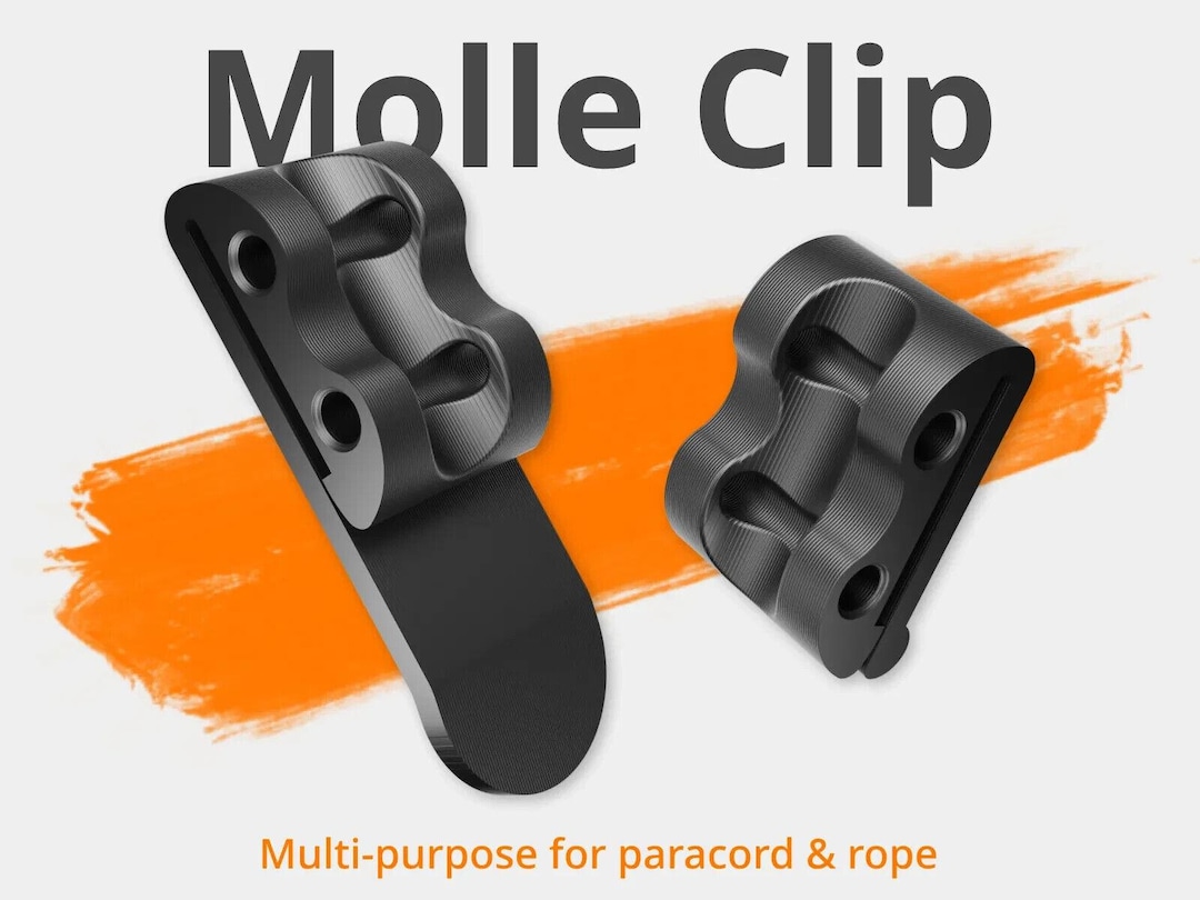 Multi-purpose Molle Clip for Paracord & Rope 2/pk - Etsy
