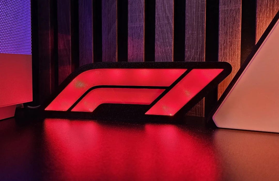 F1 Formula 1 Digital Led Signboard Custom - Etsy