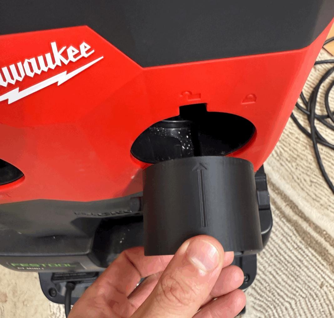 Milwaukee Dust/debris Separator Hose Adapter Set - Etsy