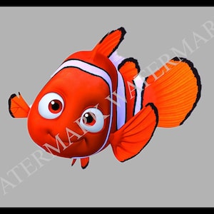 Finding NEMO Fish Clown Fish - Full Color Vinyl Decal Sticker - Vehicle ...