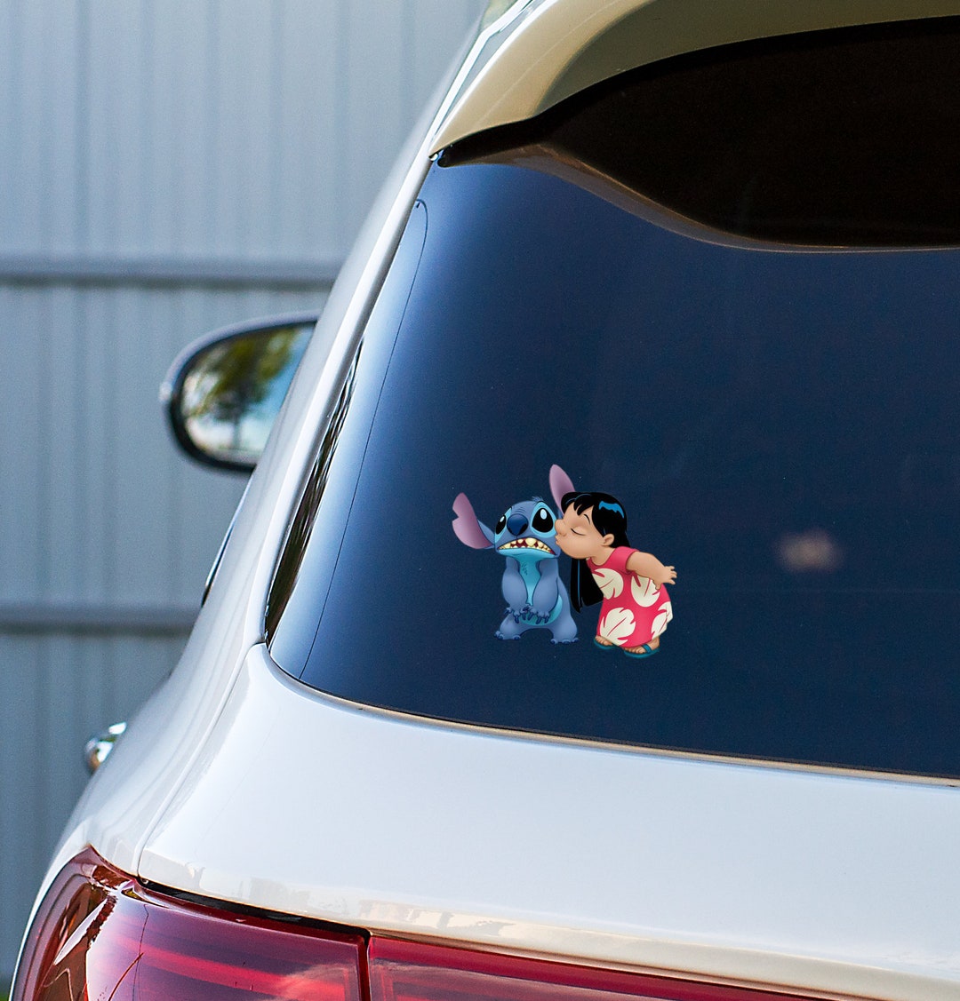Lilo & Stitch - Full Color Vinyl Decal Sticker - Vehicle, Car, Laptop ...