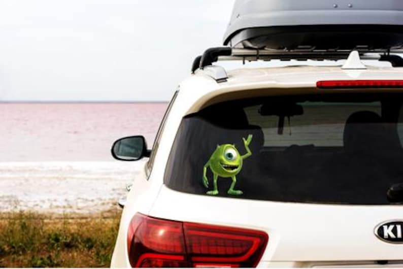 Mike Wazowski Monsters Inc - Full Color Vinyl Decal Sticker - Vehicle ...