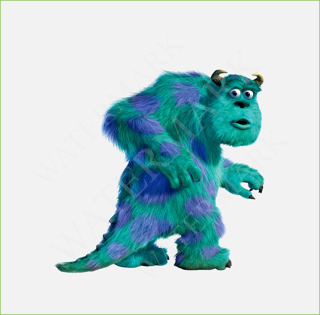 Sully Monster's Inc Character Heat Transfer Vinyl or Sublimation ...