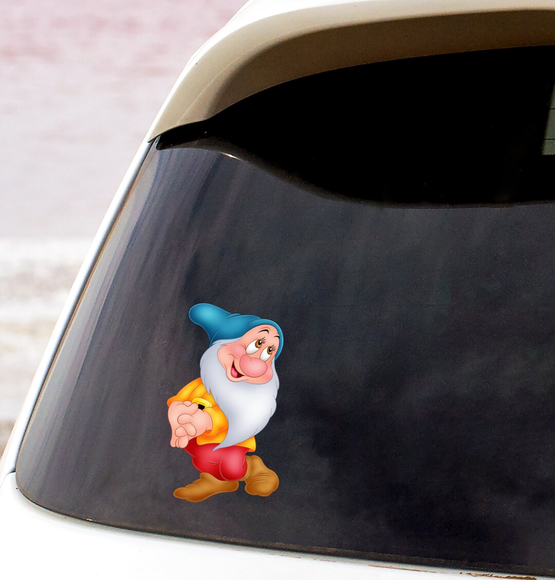BASHFUL Seven Dwarves - Full Color Vinyl Decal Sticker - Vehicle, Car ...
