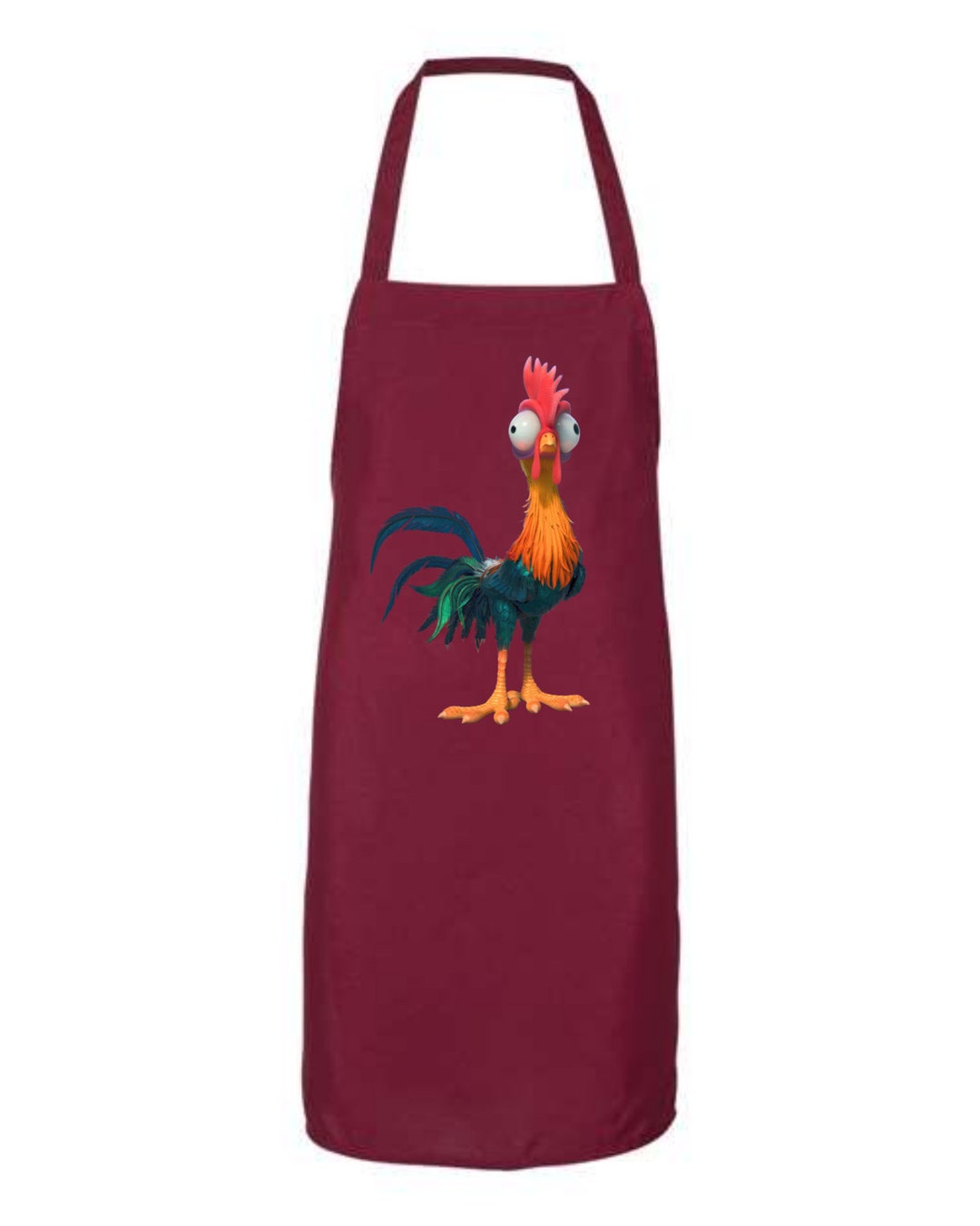 CRAZY CHICKEN Graphic Cute Apron Cooking Baking Chef Baker - Optional ...
