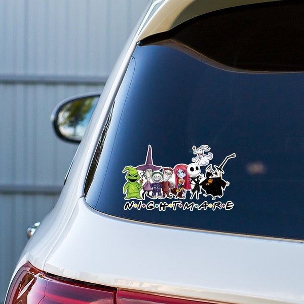 Nightmare Before Christamass Decal - Etsy