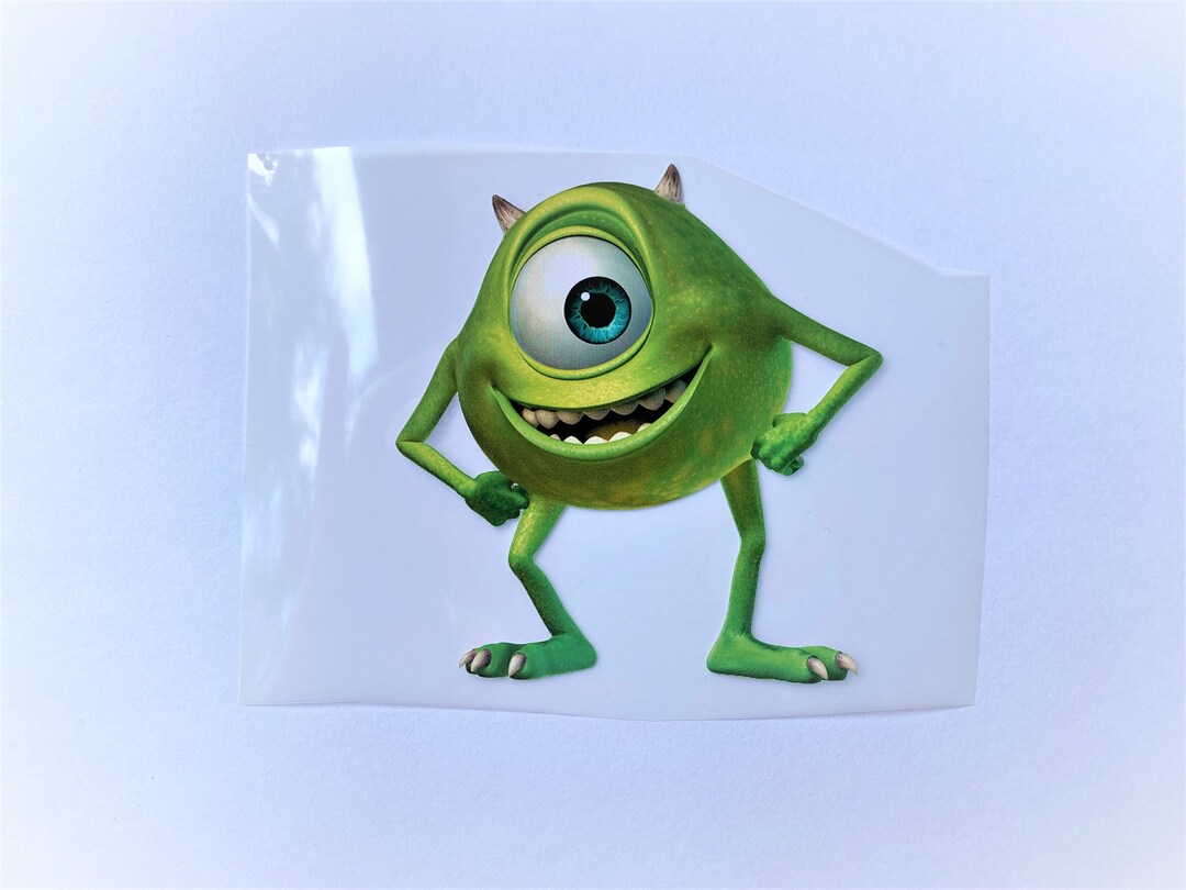 Mike Monster's Inc Character Heat Transfer Vinyl Printed Design - Etsy