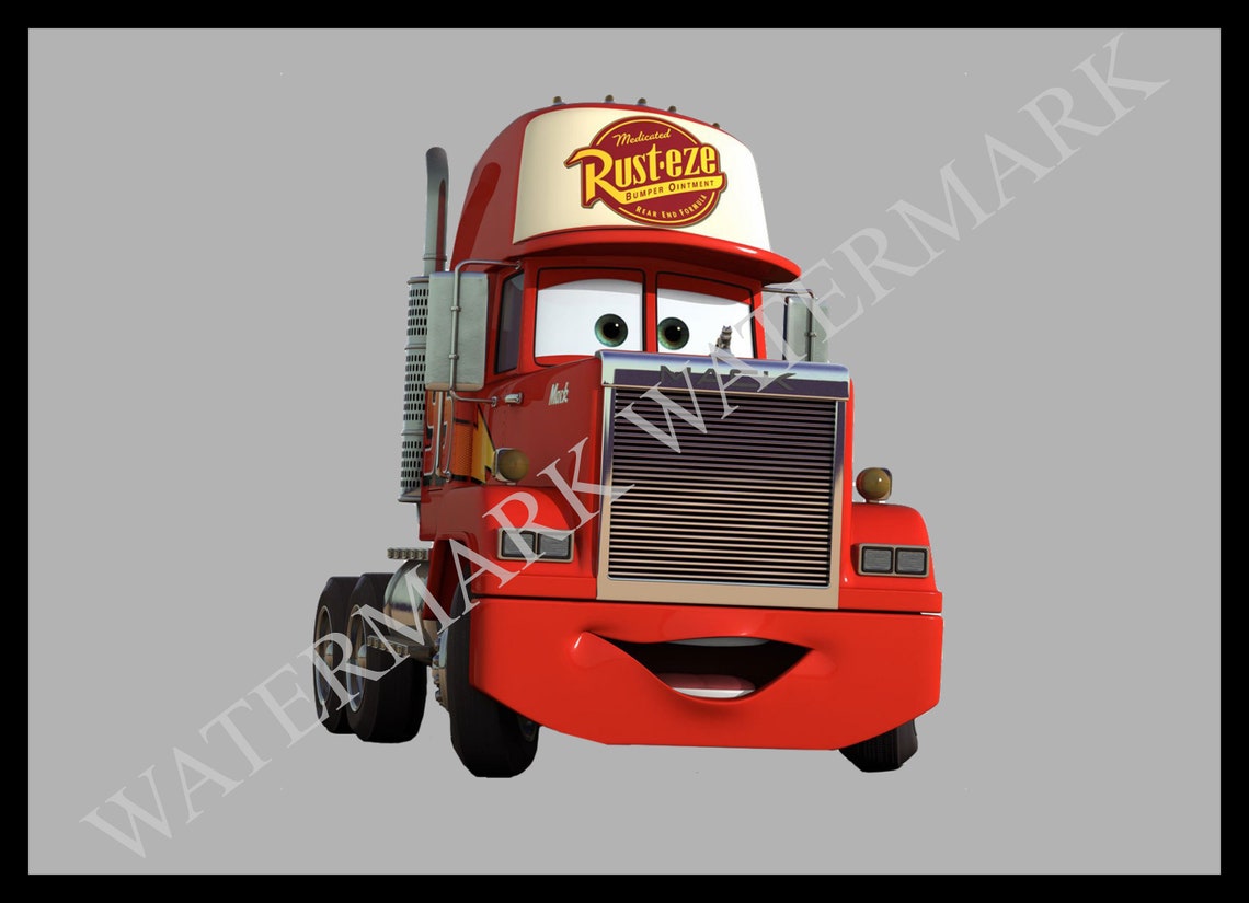 MACK Trucker Cars - Full Color Vinyl Decal Sticker - Vehicle, Car ...