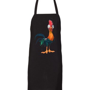 CRAZY CHICKEN Graphic Cute Apron Cooking Baking Chef Baker - Optional ...