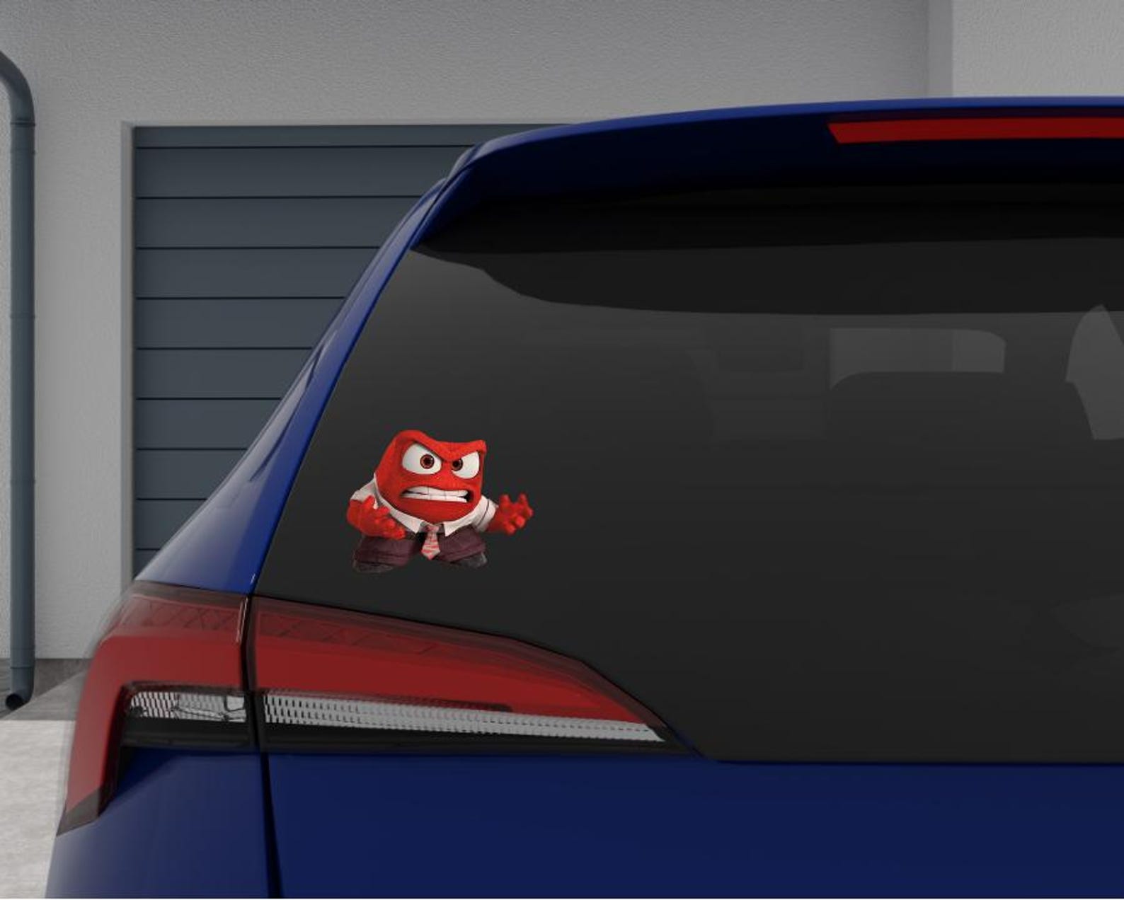 Inside Out ANGER - Full Color Vinyl Decal Sticker - Vehicle, Car ...