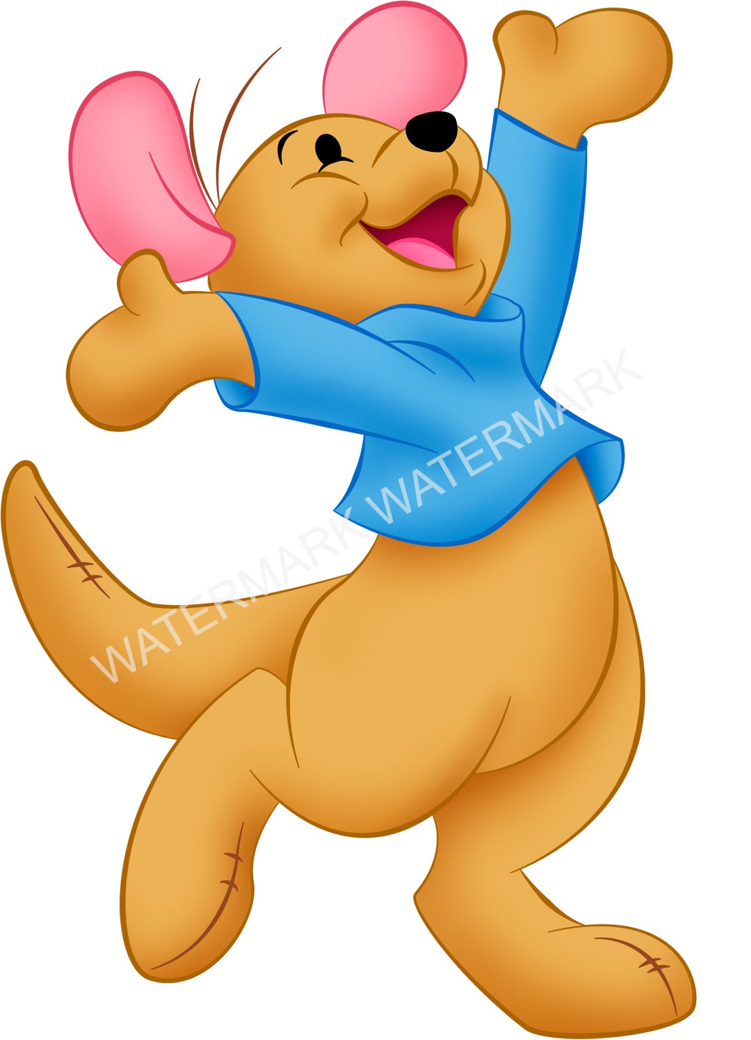 ROO Kangaroo Winnie the Pooh Characters Heat Transfer Vinyl or ...