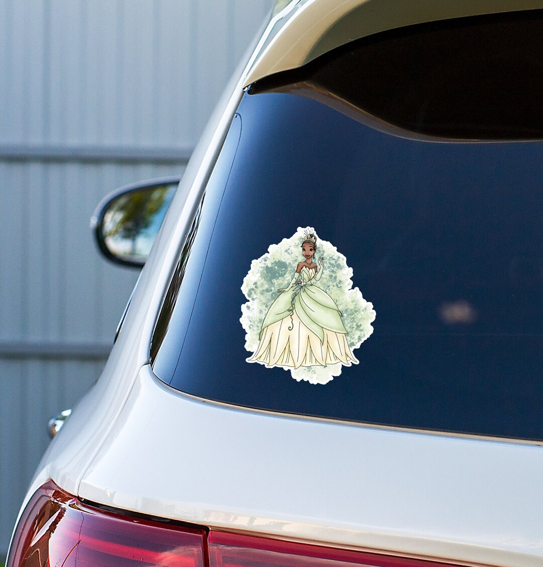 Princess TIANA Hand Drawn Graphic Full Color Vinyl Decal - Etsy